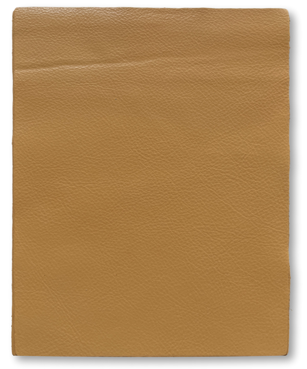 Apricot Natural Grain Cowhide Leather: 8.5" x 11" Pre-Cut Pieces ...