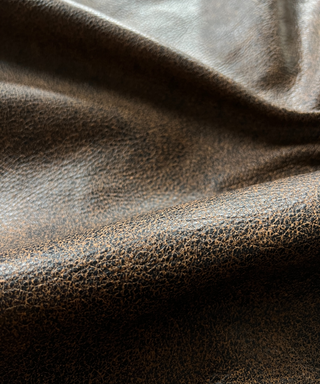French Distressed Cow Leather Whole Hide - Automotive and Furniture Up ...